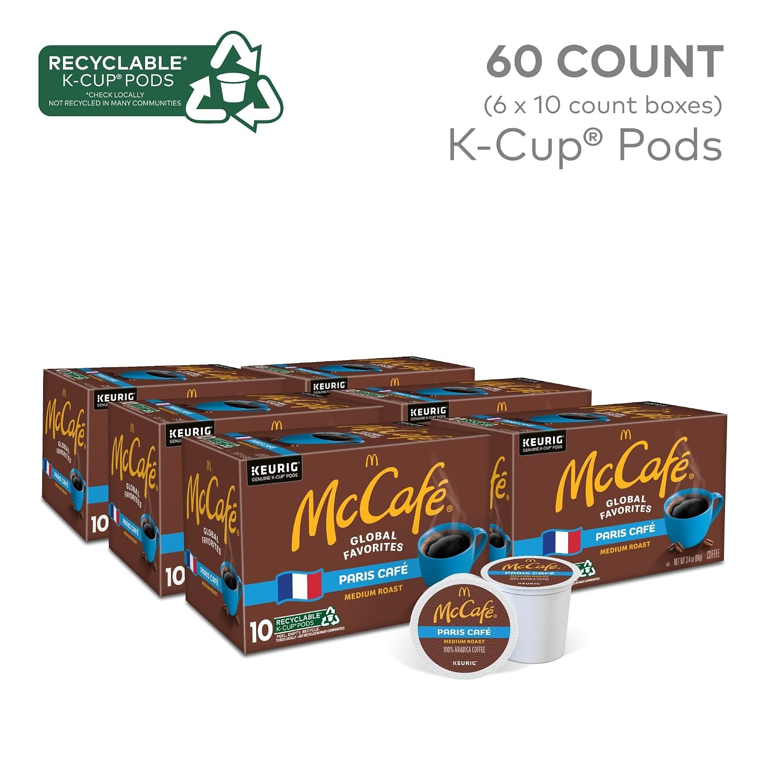 McCafé Premium Roast, Keurig Single Serve K-Cup Pods, Medium Roast ...